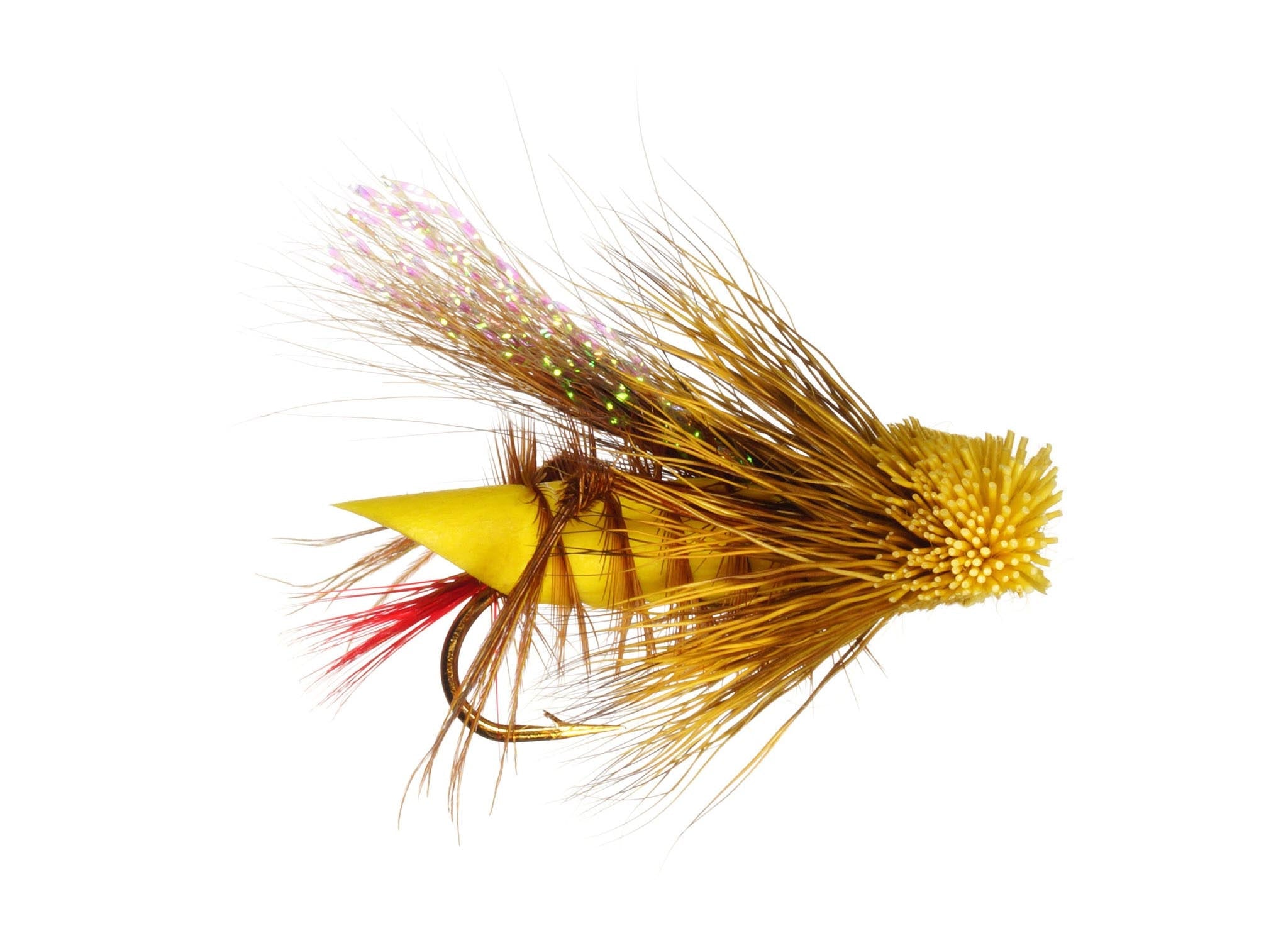 Rainy's Deer Hair Hopper - Yellow - FM – rainysflies